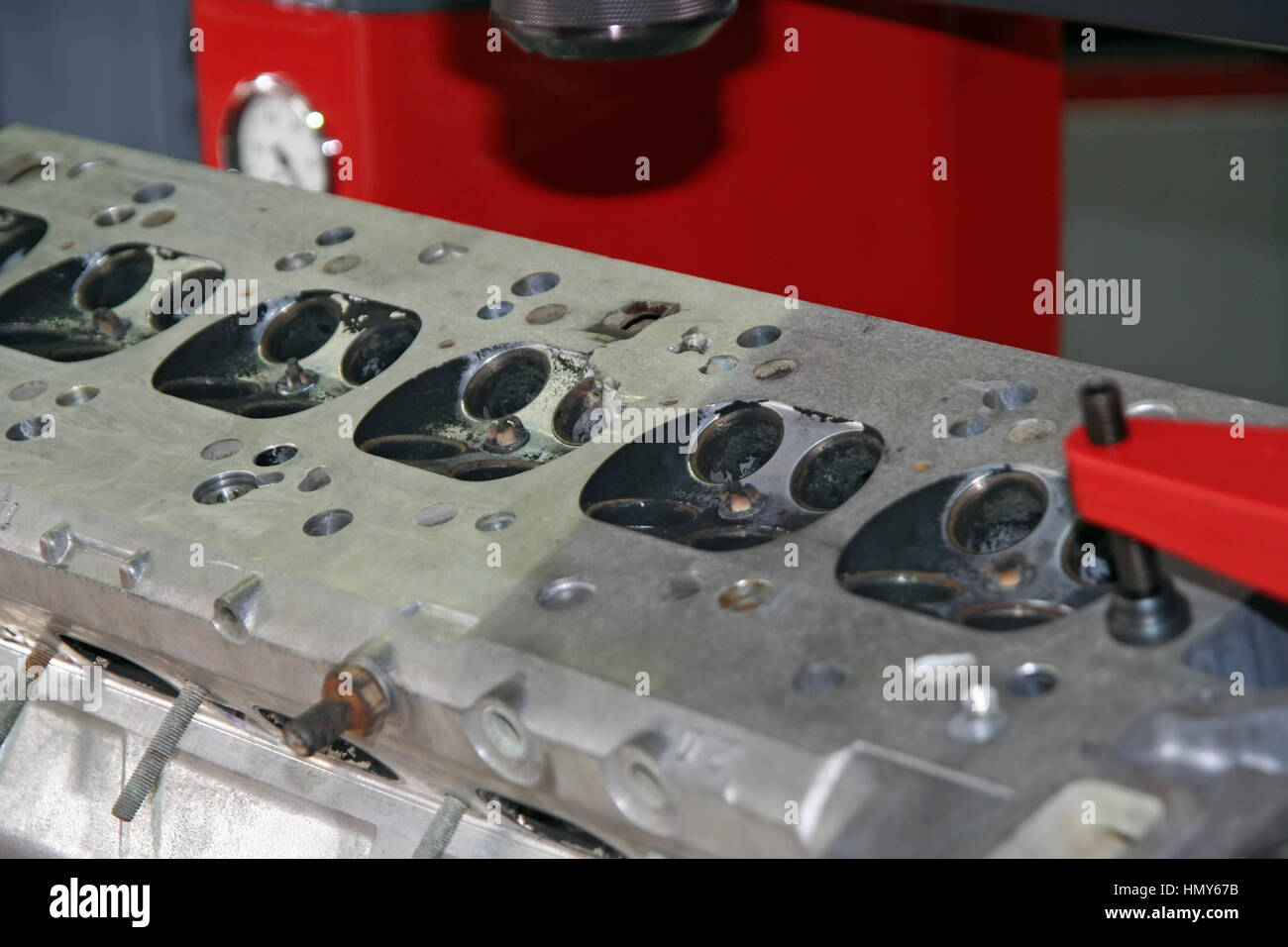 Automobile engine. Car motor engine. Gasoline powered car engine Stock ...