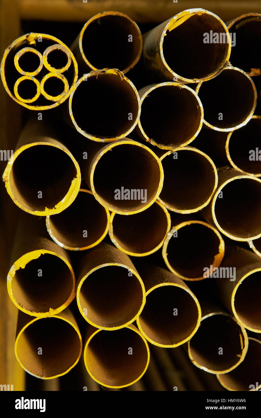 Close up iron pipe in hi-res stock photography and images - Alamy