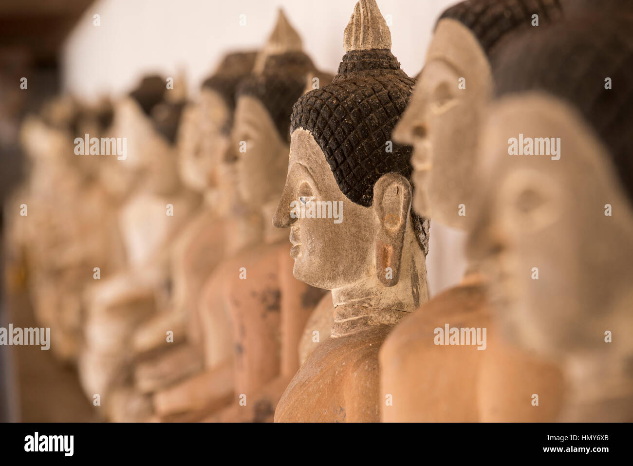 the wat Si Khom Kham in the city of Phayao in North Thailand Stock ...