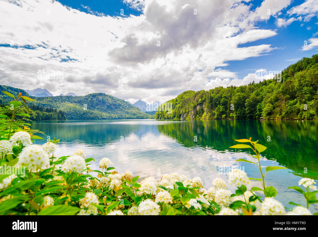 The Alpsee is a lake in Bavaria, Germany. It's located near ...