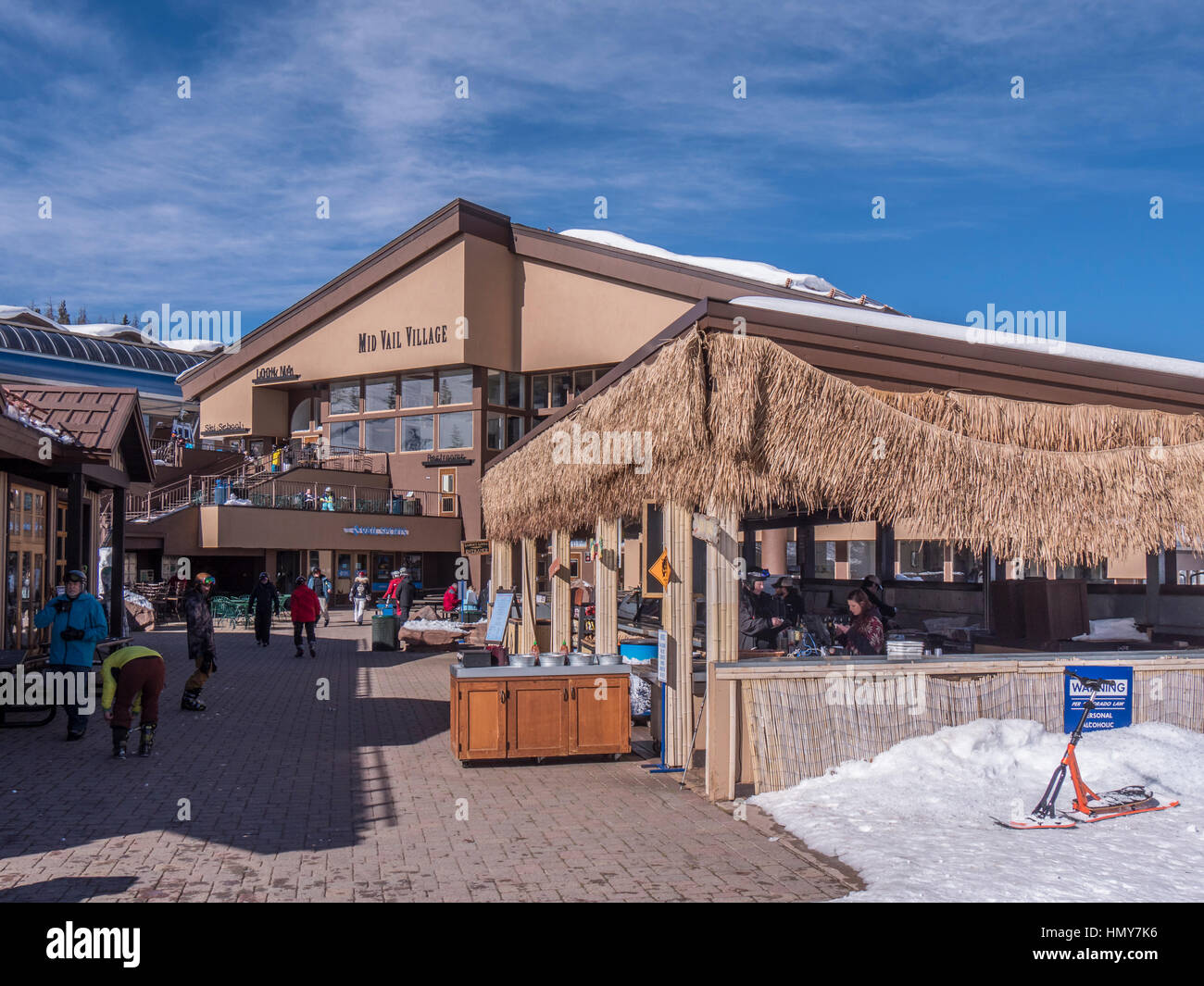Sarge's Shelter BBQ, Mid-Vail Village, winter, Vail Ski Resort, Vail ...
