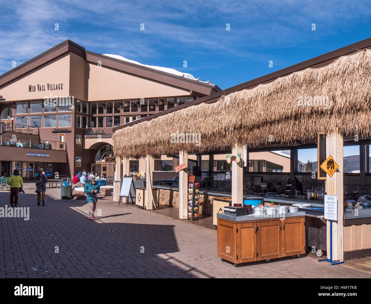 Sarge's Shelter BBQ, Mid-Vail Village, winter, Vail Ski Resort, Vail ...