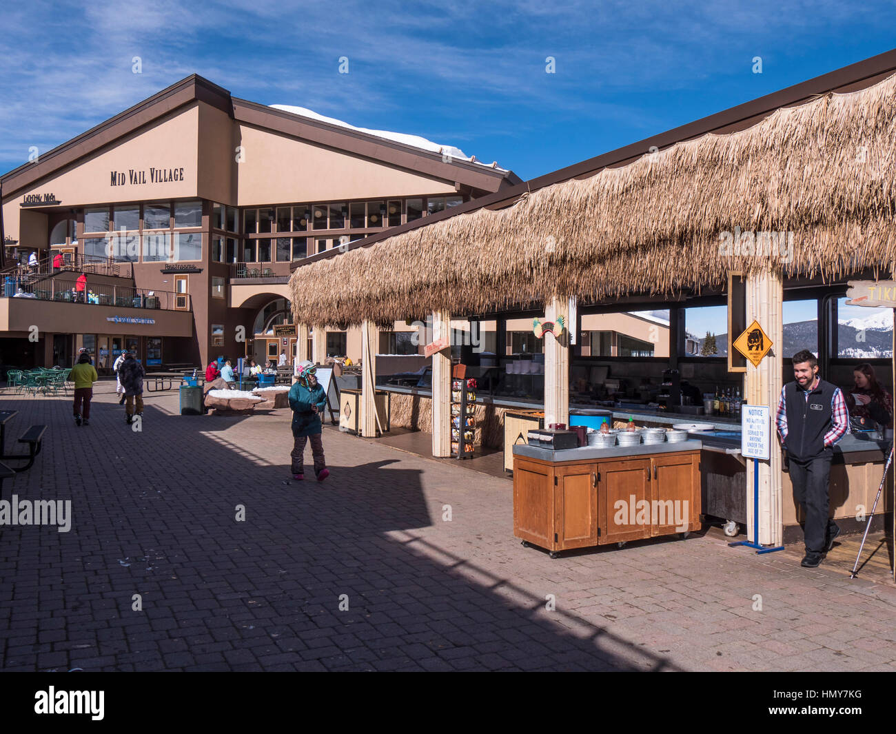 Sarge's Shelter BBQ, Mid-Vail Village, winter, Vail Ski Resort, Vail ...