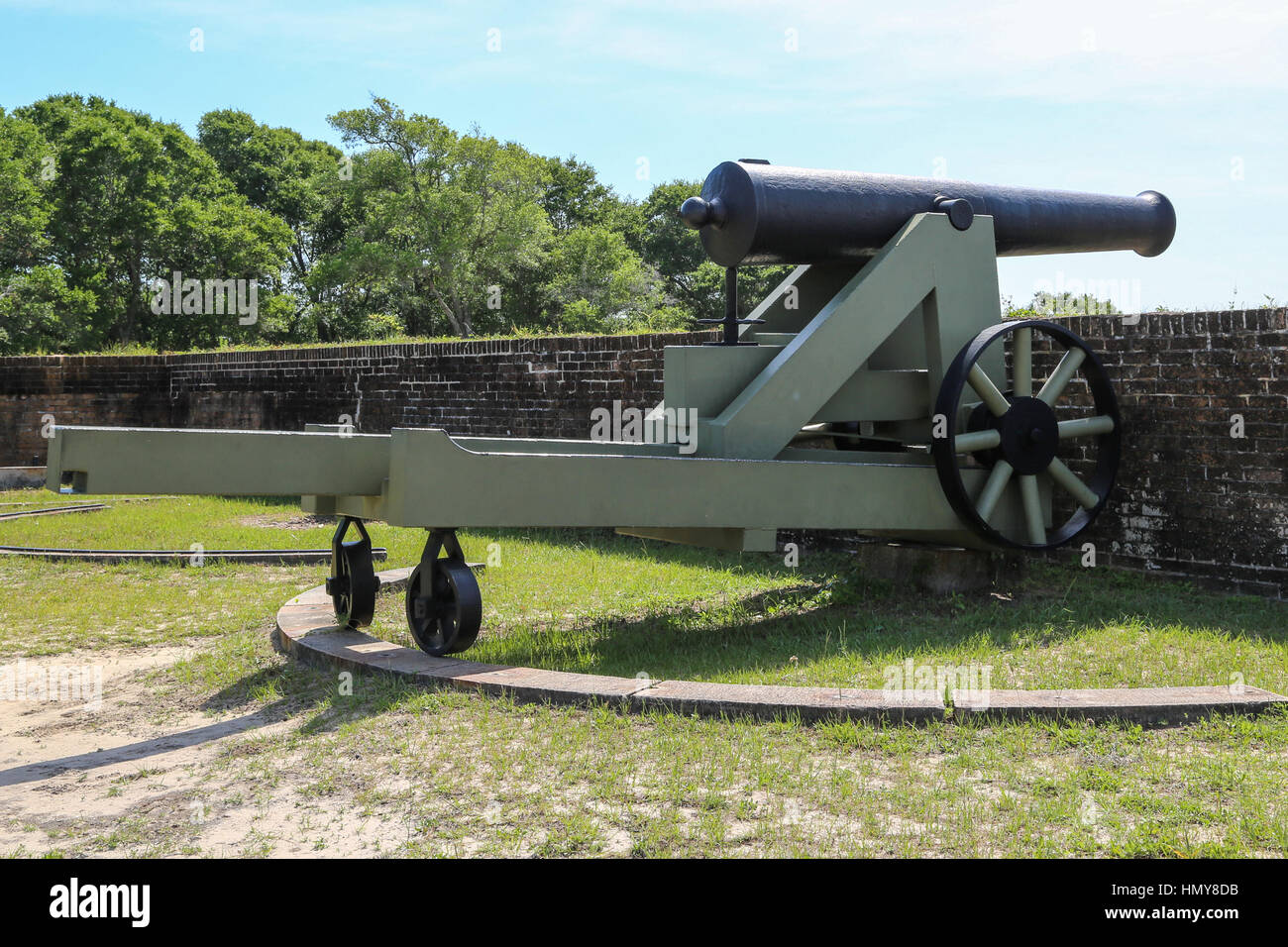 Heavy Cannon at Fort Barrancas Stock Photo - Alamy