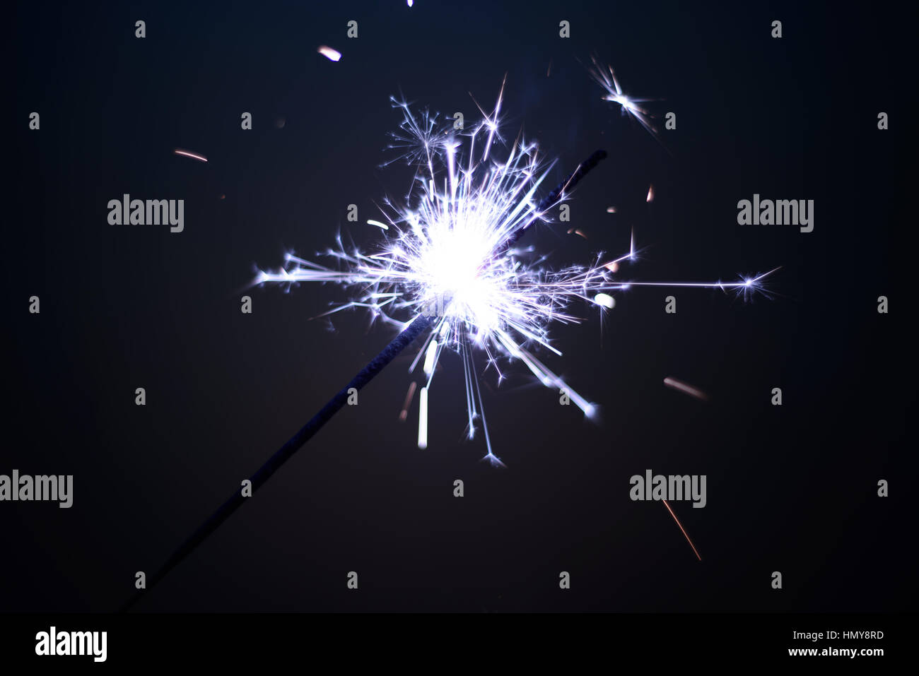 Celebrate with a sparkling lights Stock Photo - Alamy