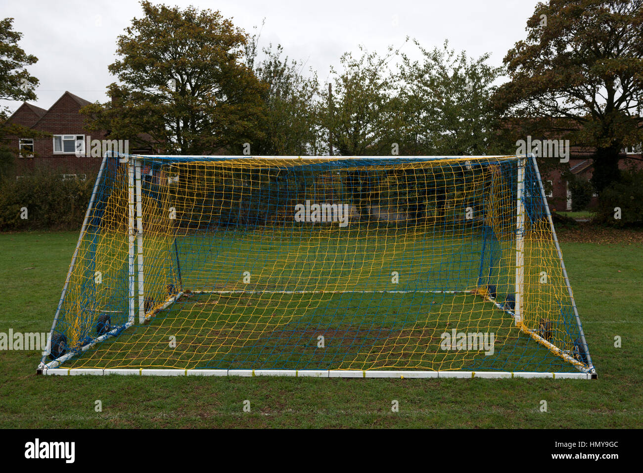 Football goal posts hi-res stock photography and images - Alamy