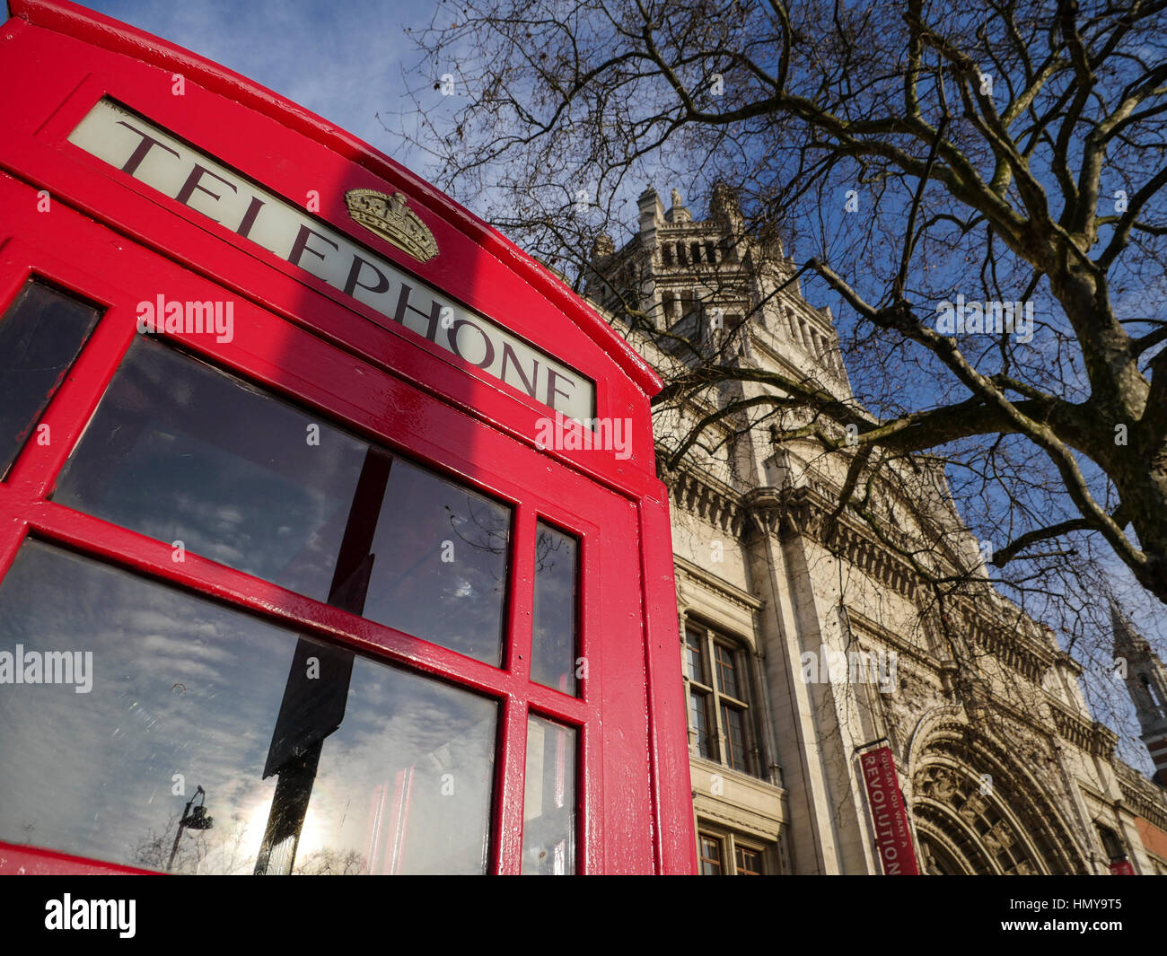Red Phone Box Stock Photo - Alamy