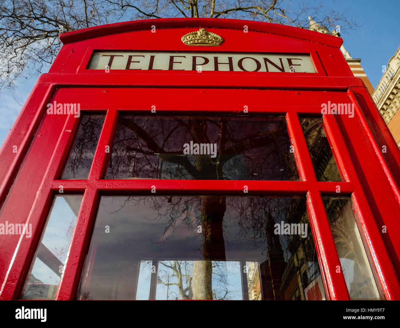 Red Phone Box Stock Photo - Alamy