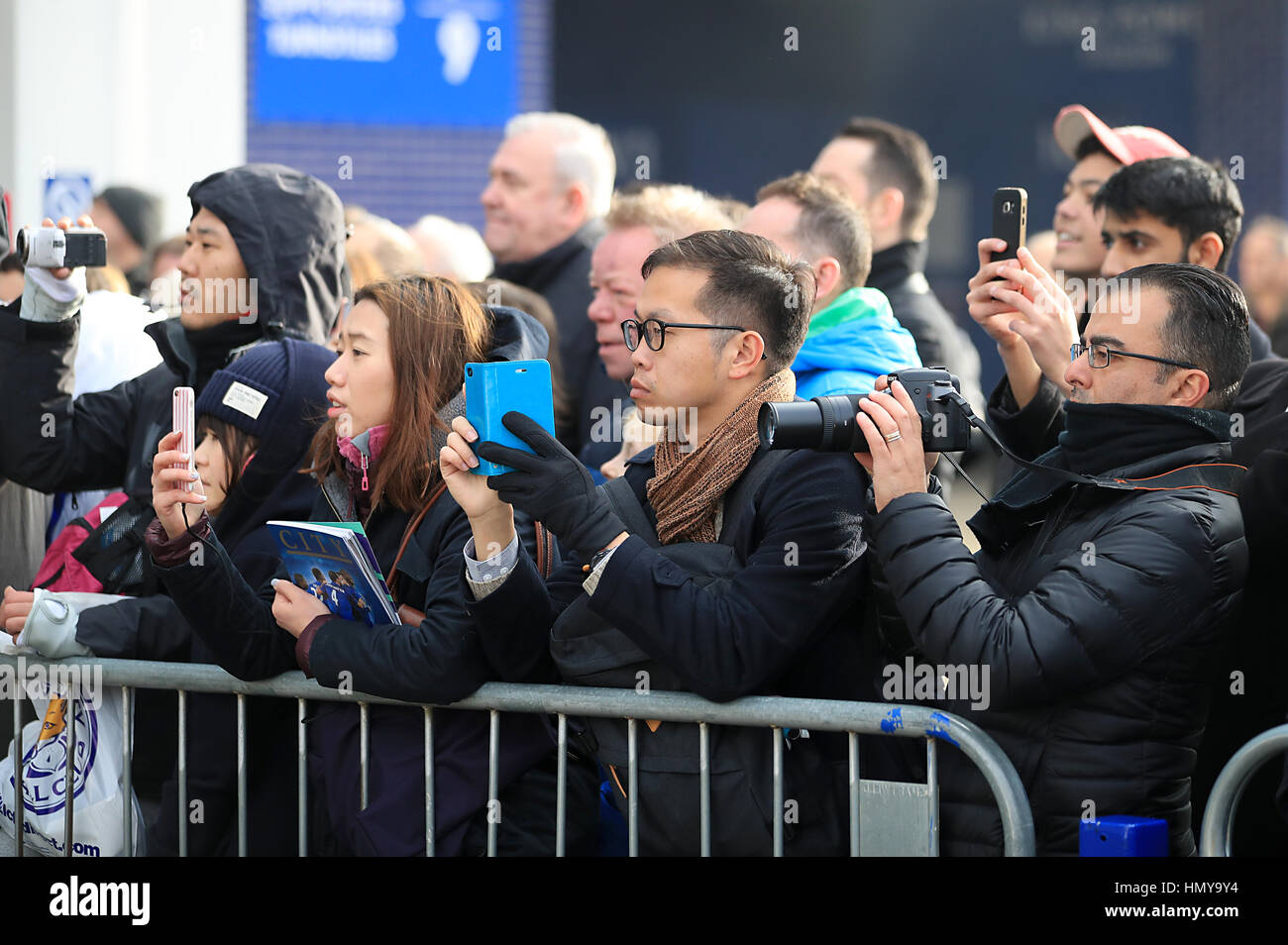 Football mid length half team bus hi-res stock photography and images ...