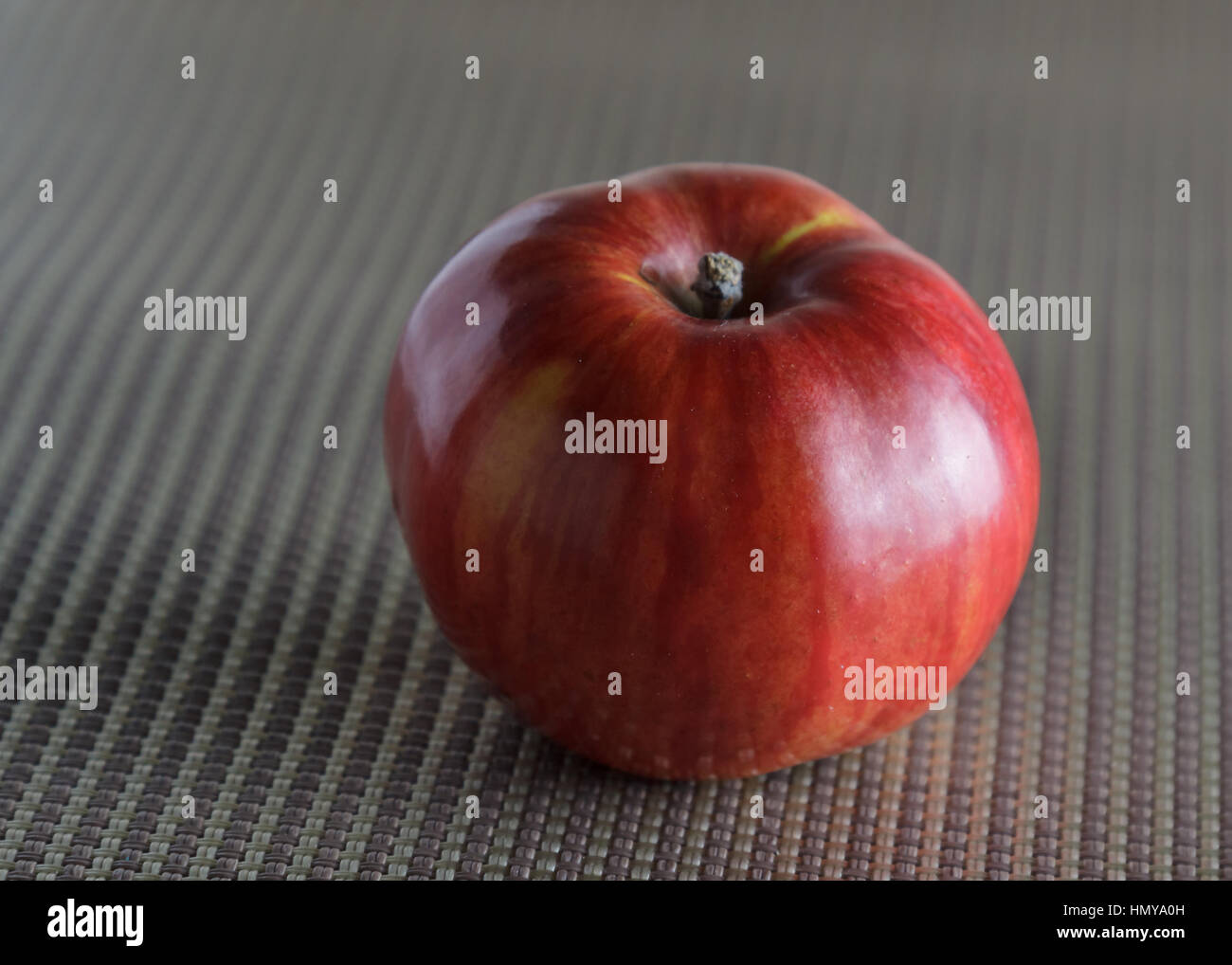 Apple grey background hi-res stock photography and images - Alamy