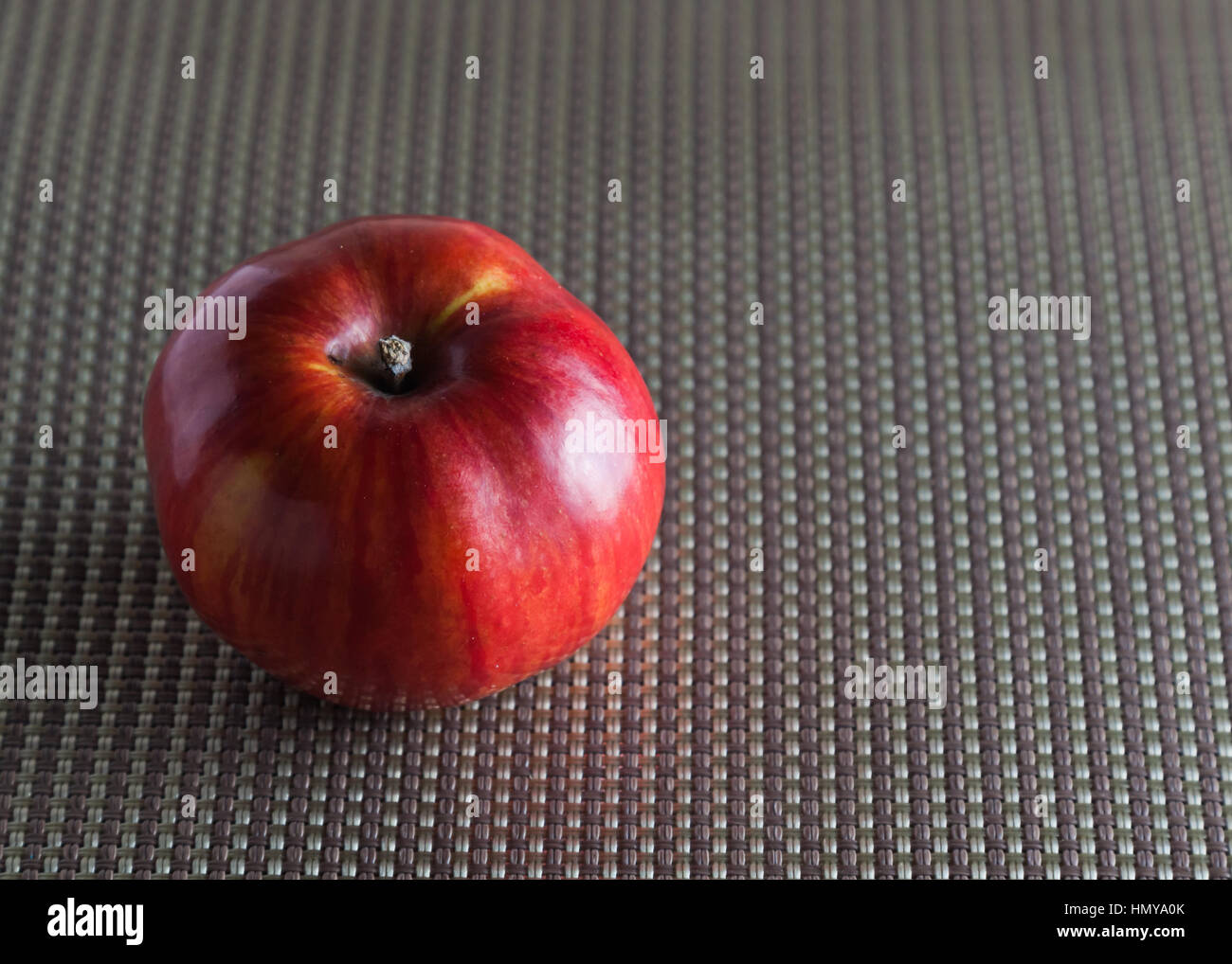 Apple grey background hi-res stock photography and images - Alamy