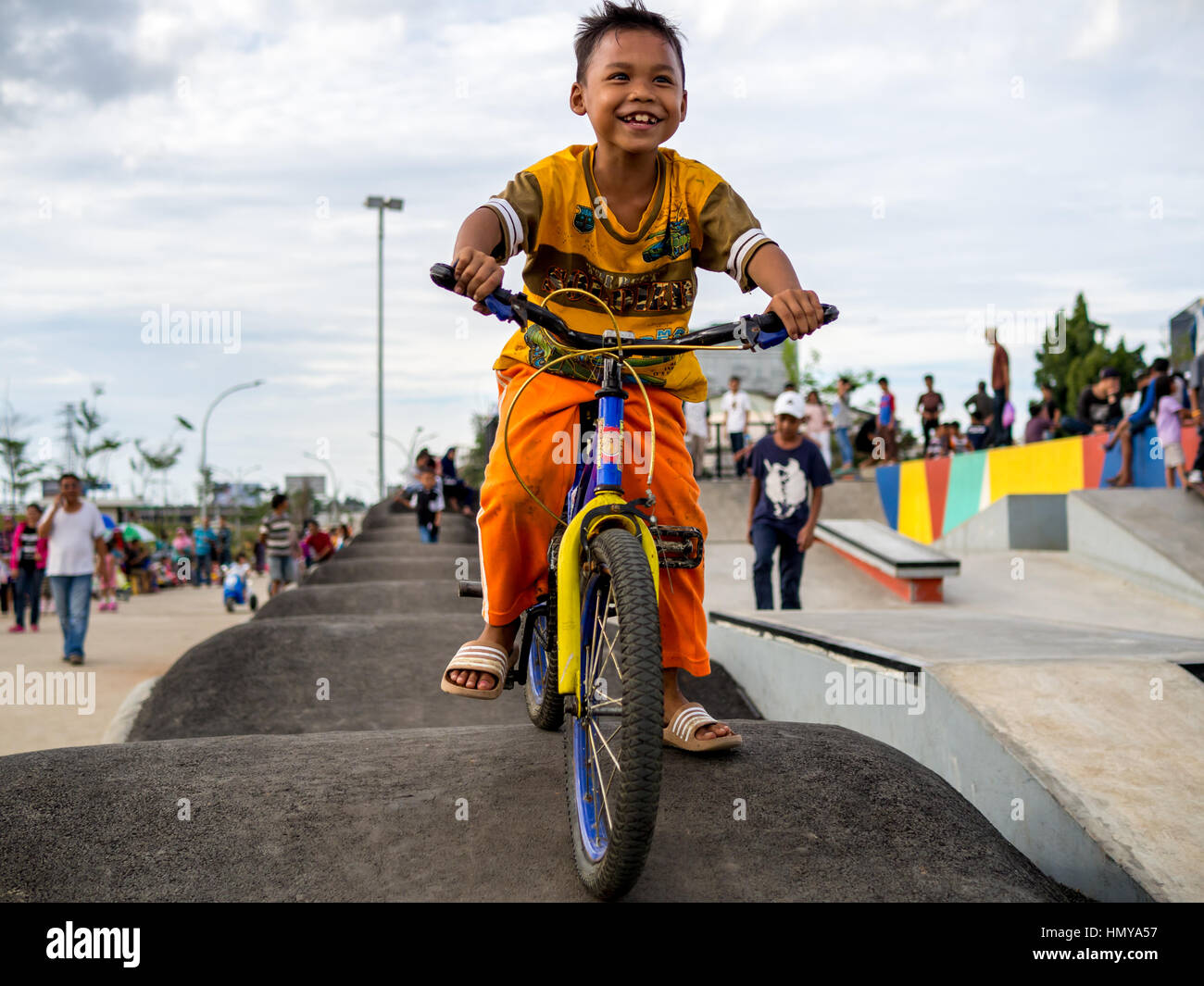 Biking is So Fun Stock Photo - Alamy