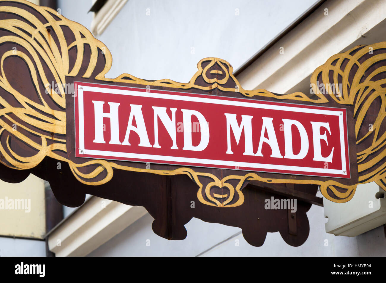 Hand made text Stock Photo - Alamy