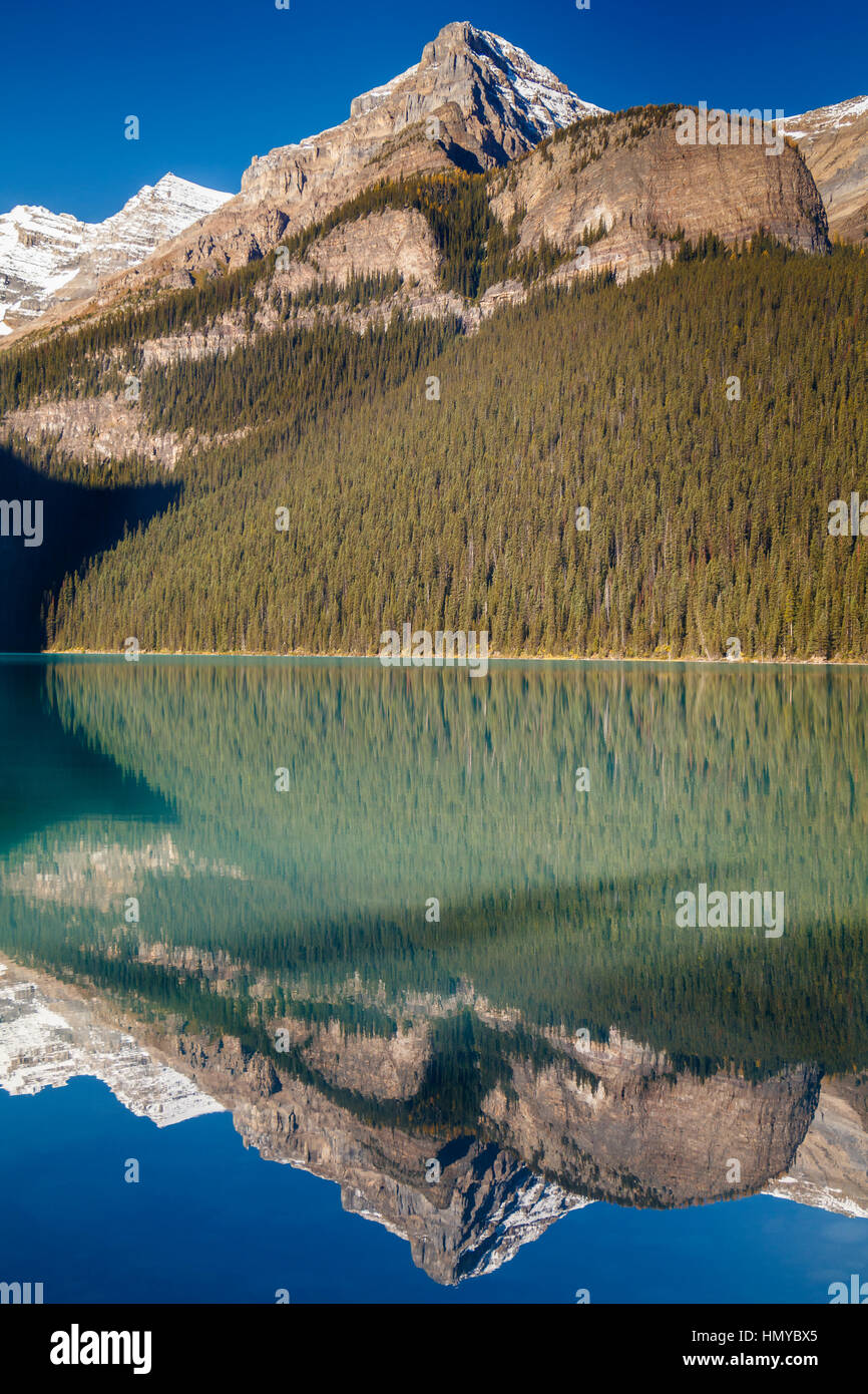 Lake Louise, with Mount Victoria and glacier, Banff National Park ...