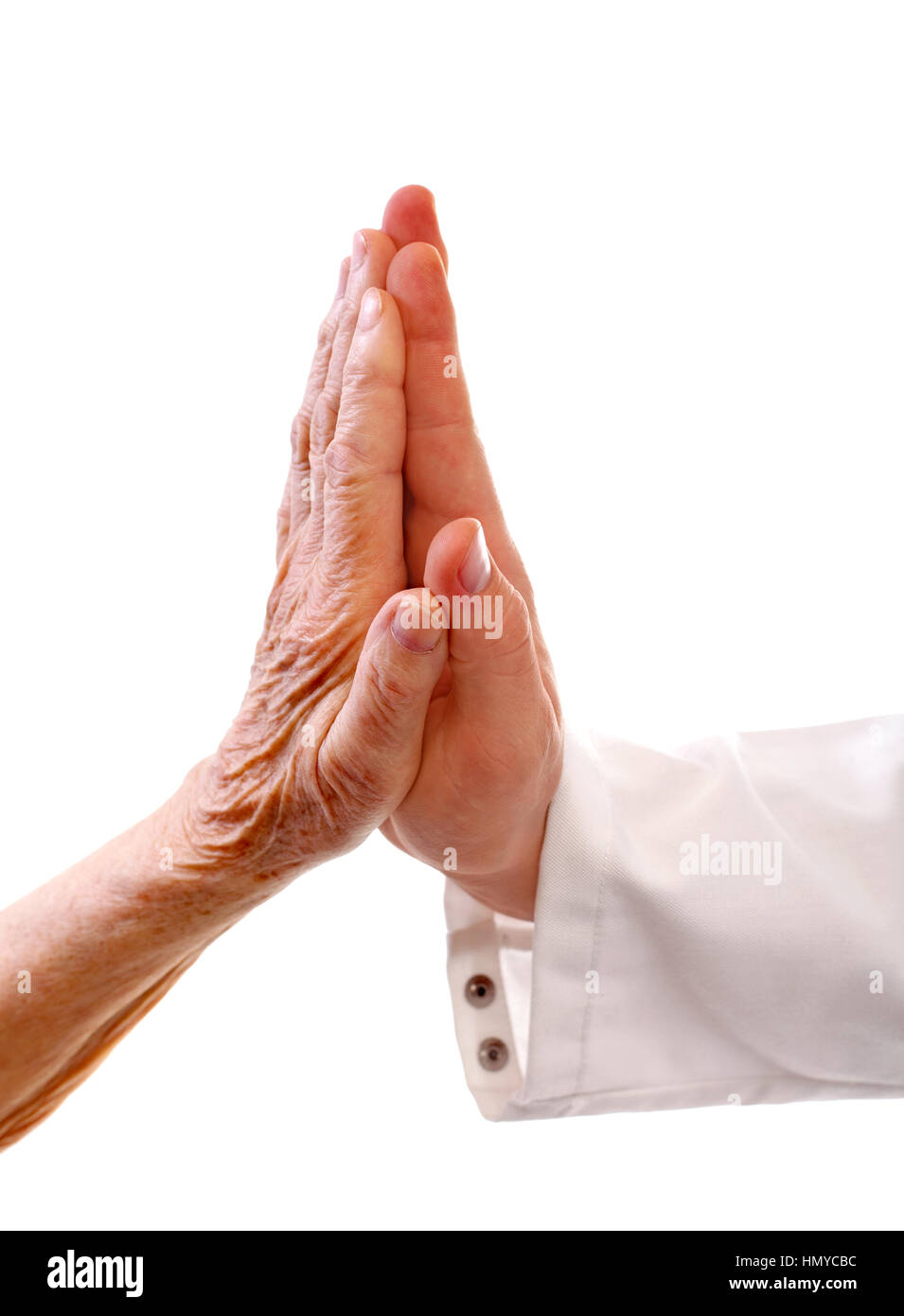 Nursing home patient with doctor Cut Out Stock Images & Pictures - Alamy