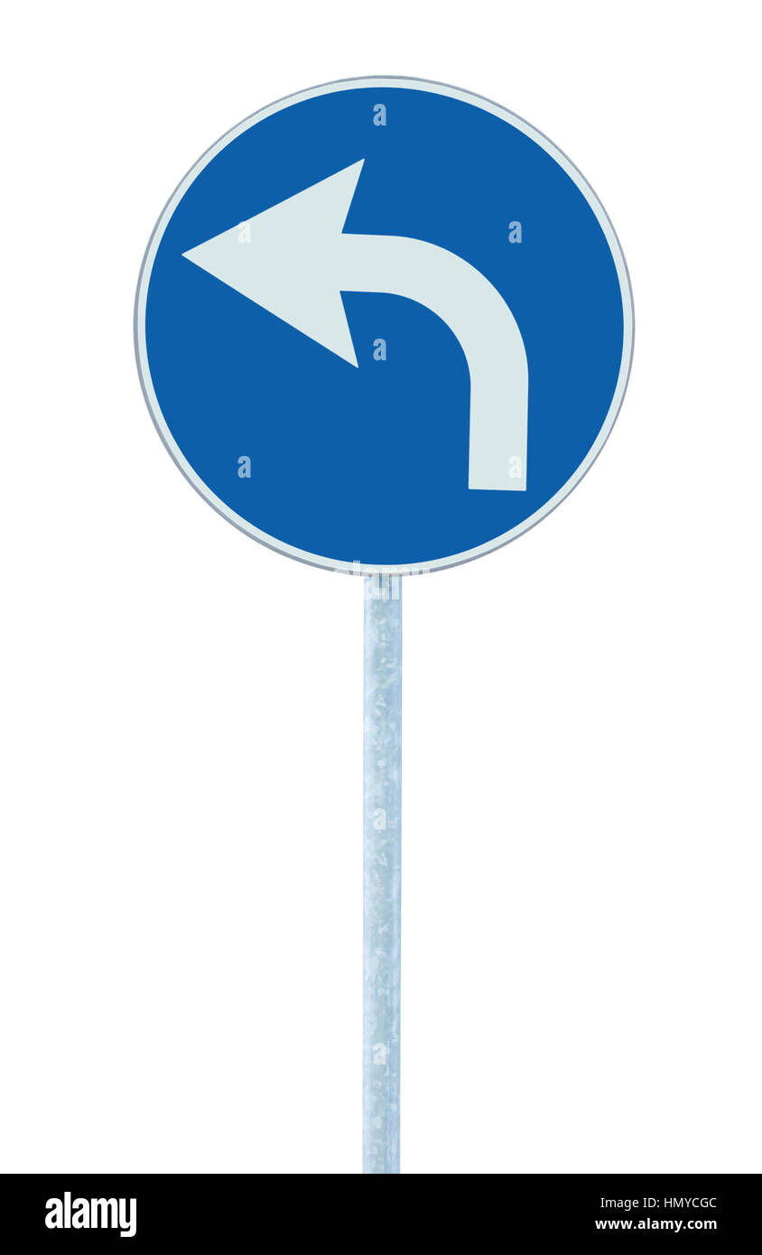 Turn Left Sign