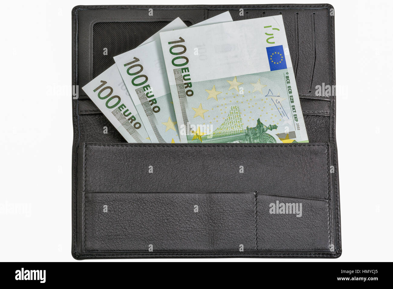 100 euro banknote with wallet hi-res stock photography and images - Alamy