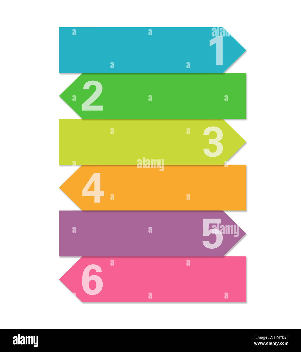 Set of colorful labels for menus for websites, marketing or ...