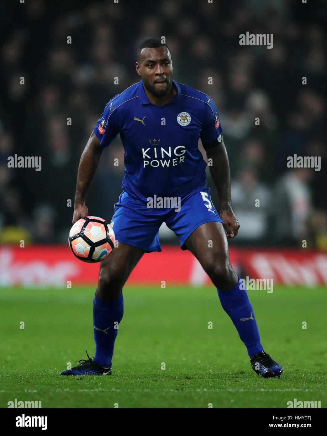 Leicester City's Wes Morgan Stock Photo - Alamy