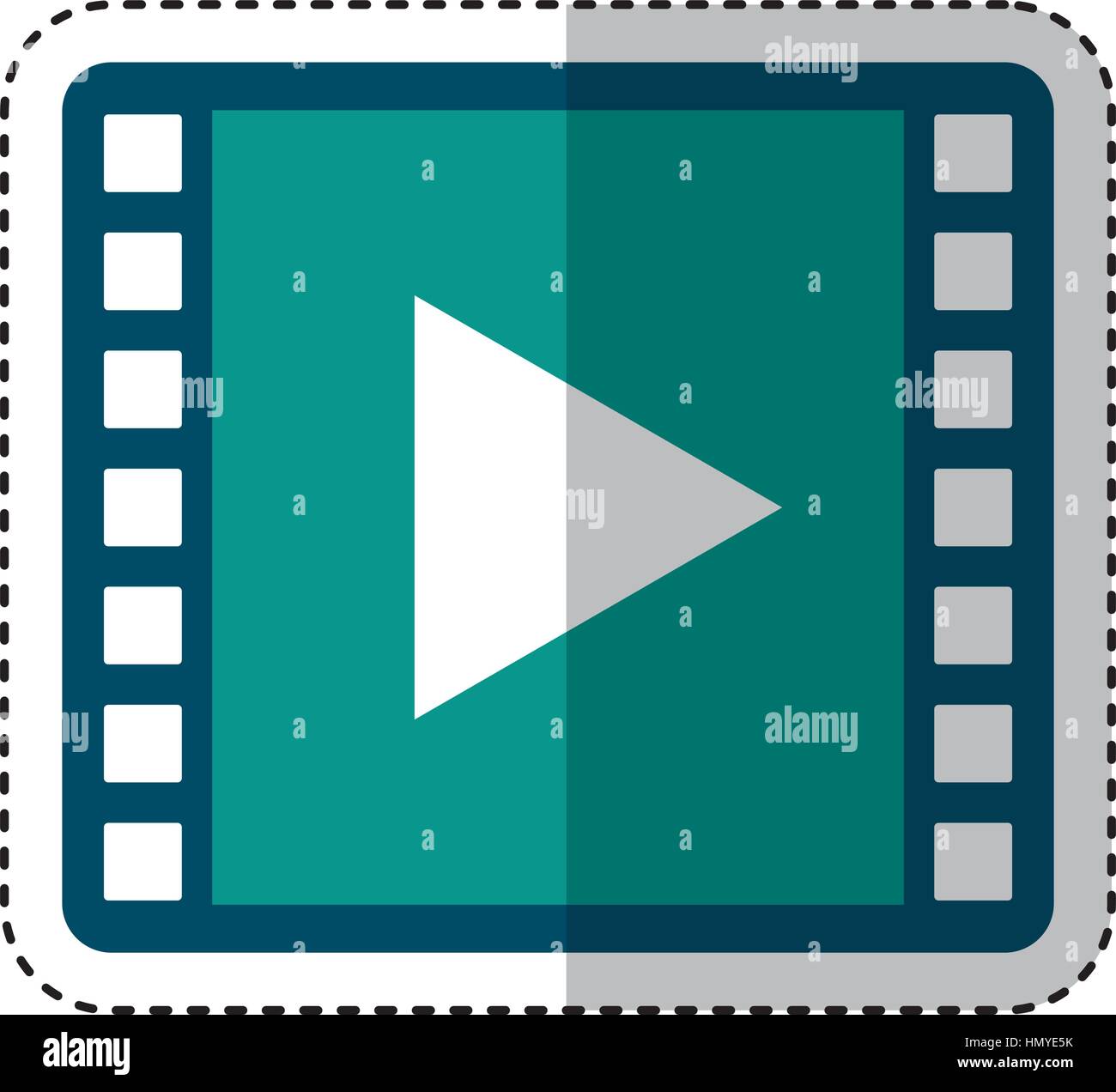 media player symbol isolated iconvector illustration design Stock ...