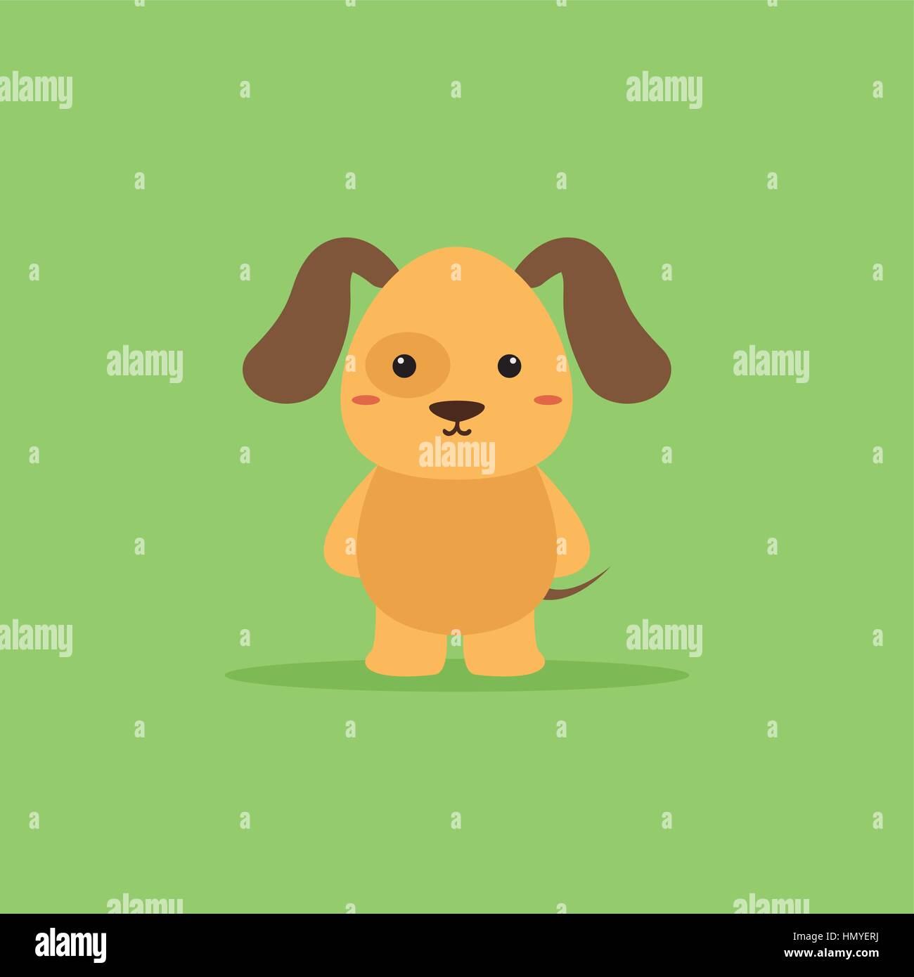 Cute Cartoon dog Stock Vector Image & Art - Alamy