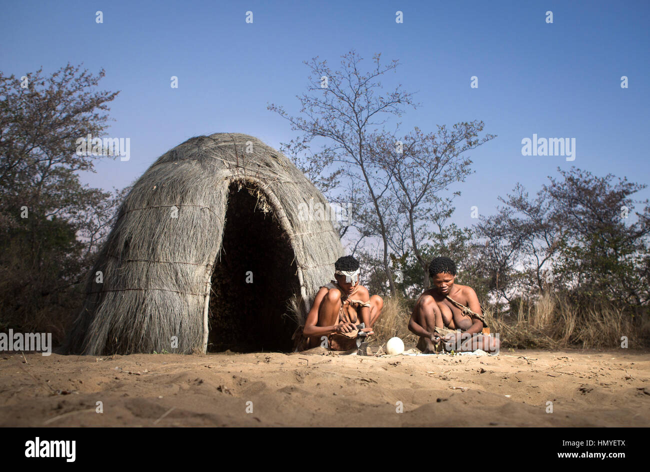 Bushmen Kalahari Gathering High Resolution Stock Photography and Images ...