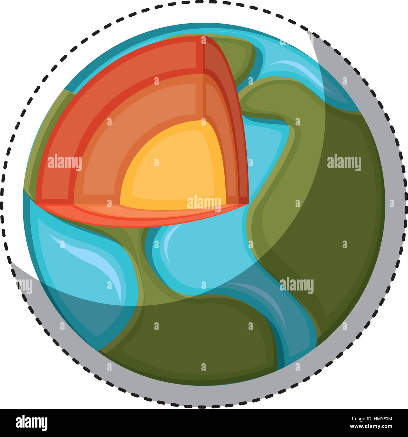 world planet earth internally icon vector illustration design Stock ...