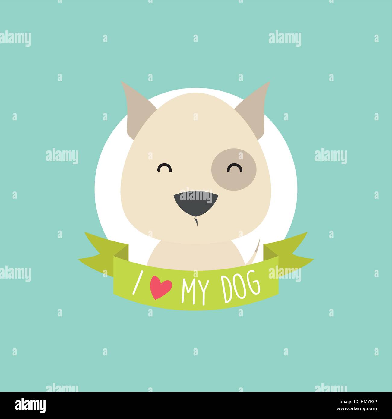 Cute Cartoon dog Stock Vector Image & Art - Alamy