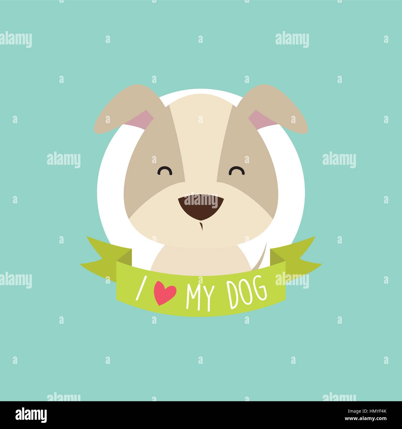 Cute Cartoon dog Stock Vector Image & Art - Alamy
