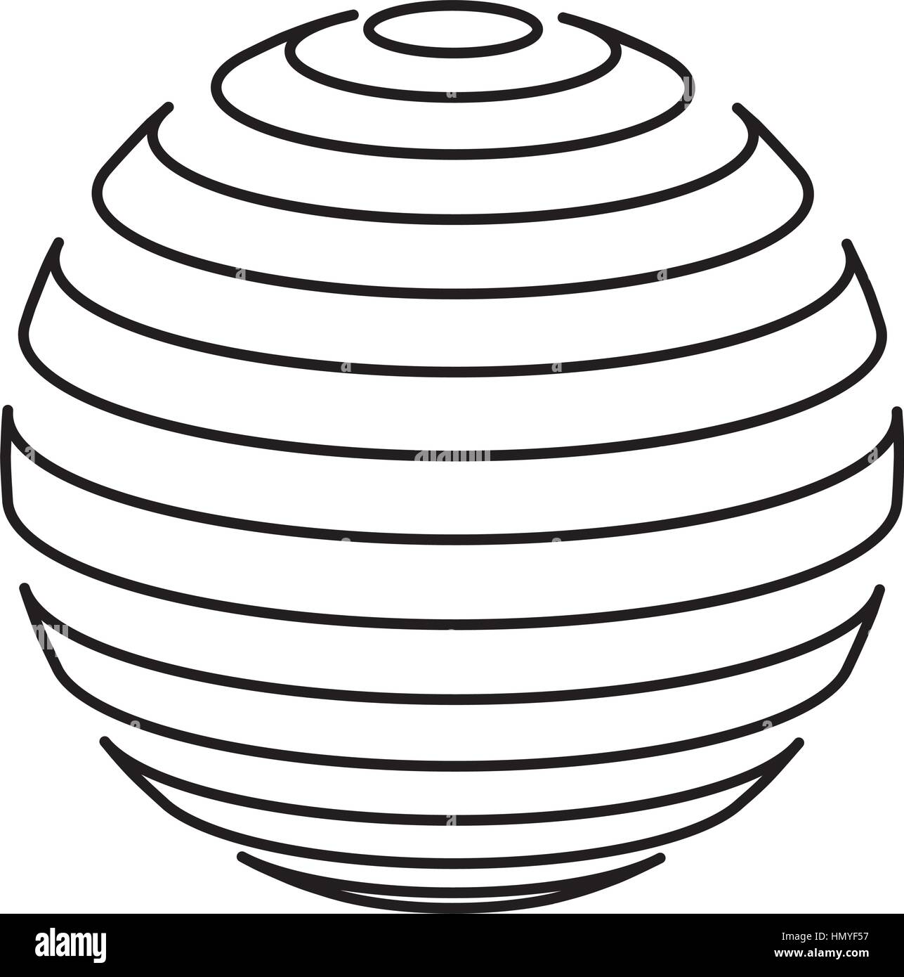 sphere planet isolated icon vector illustration design Stock Vector ...