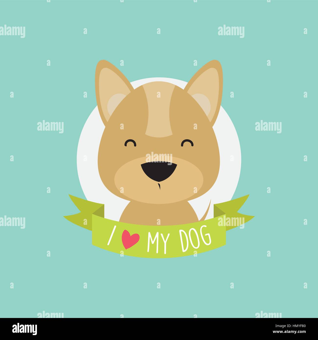 Cute Cartoon dog Stock Vector Image & Art - Alamy