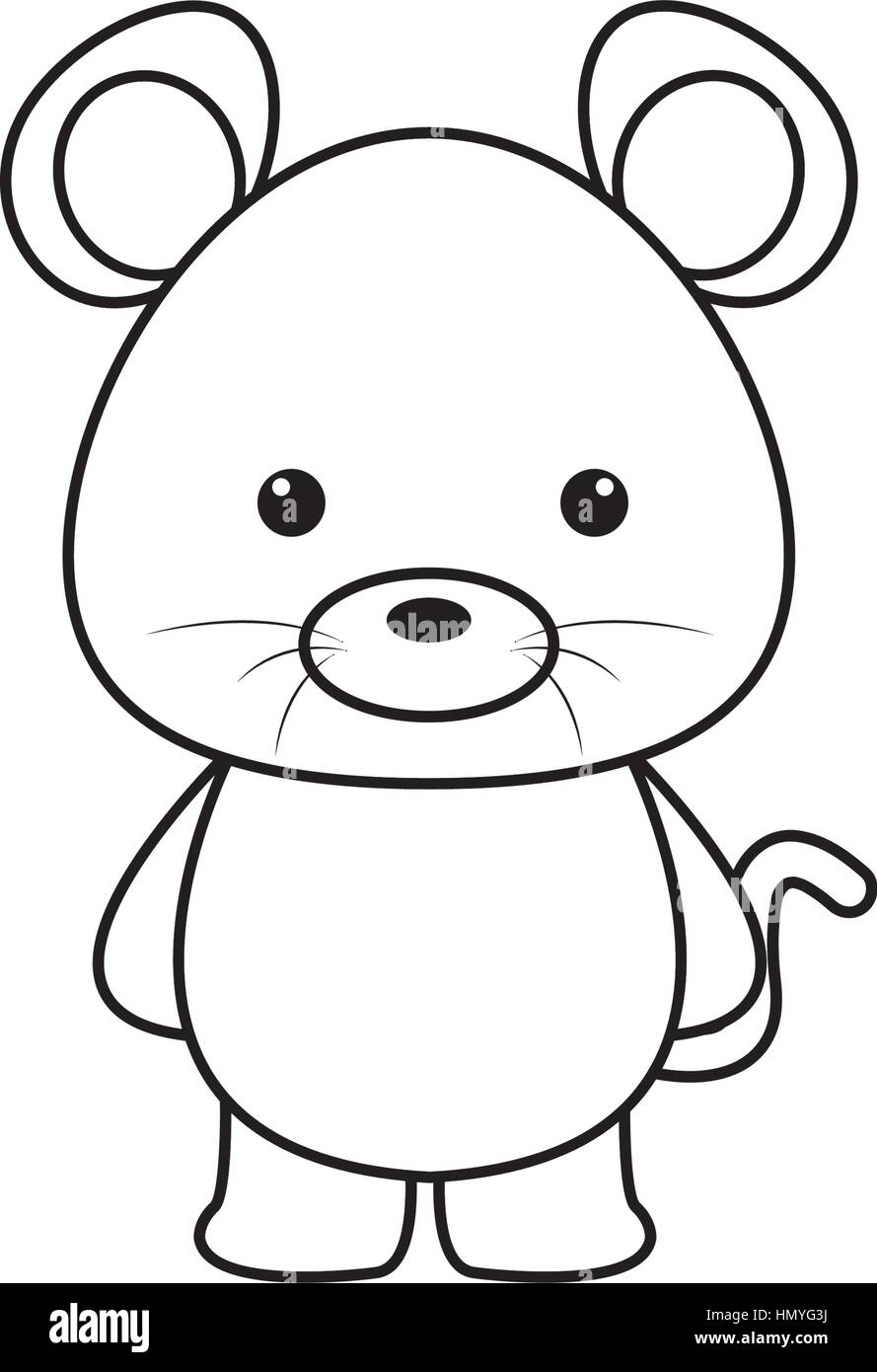 Cute Cartoon mouse Stock Vector Image & Art - Alamy