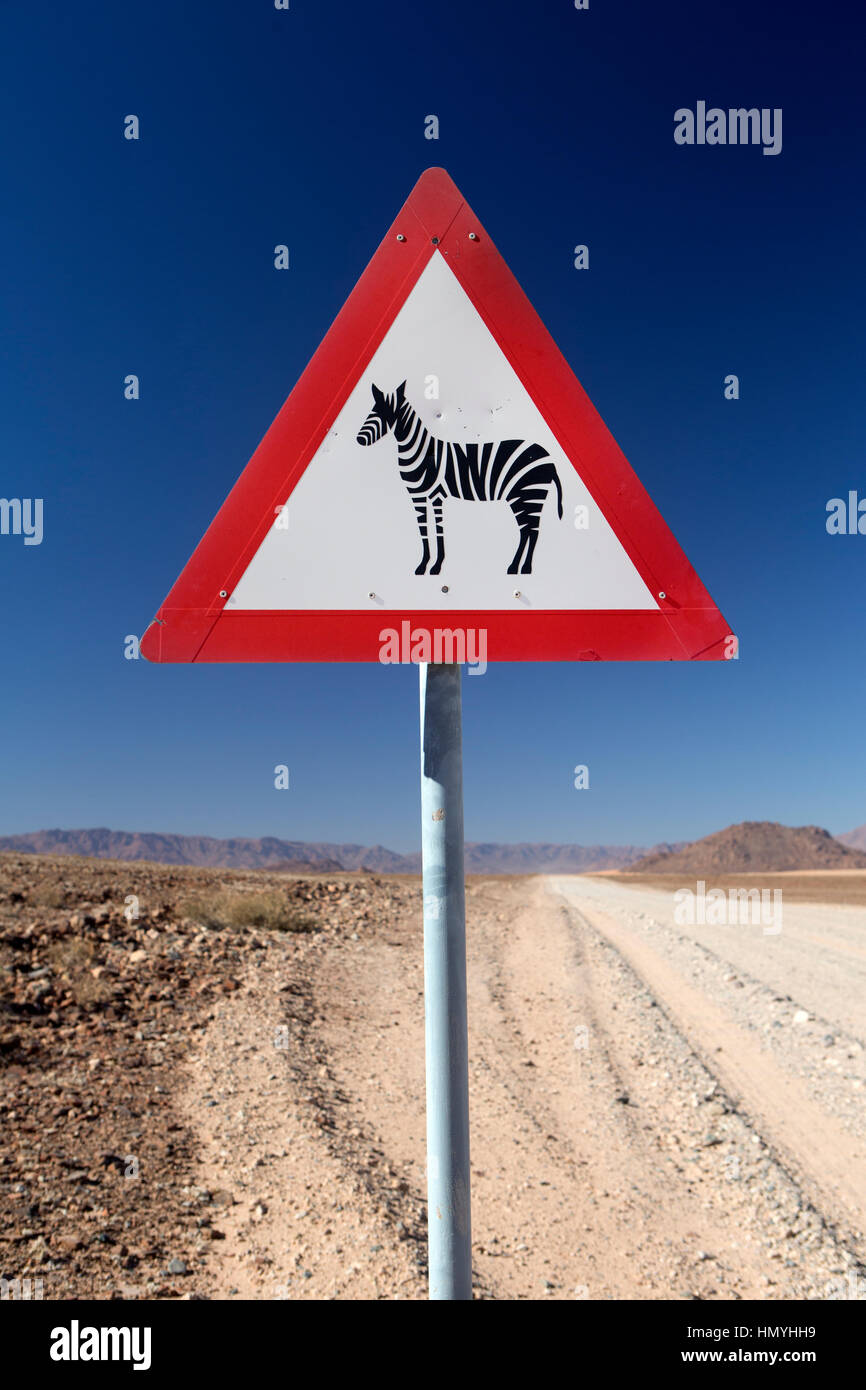 Namib national park road sign hi-res stock photography and images - Alamy