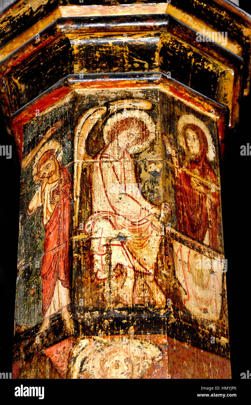 Faversham, Kent, England. St Mary of Charity parish church. Painted ...