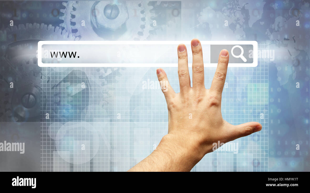 Internet search bar hi-res stock photography and images - Alamy