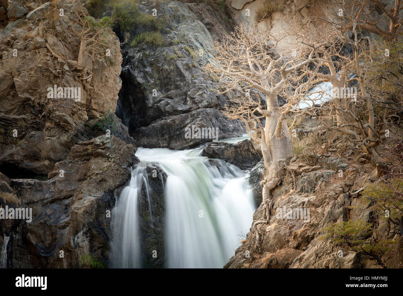 The beautiful details of Epupa Falls, Namibia Stock Photo - Alamy