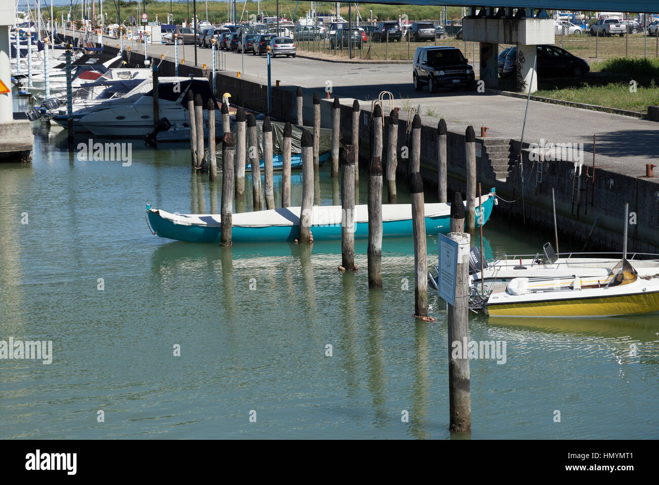 Harbor channel, Marano lagoon Stock Photo - Alamy