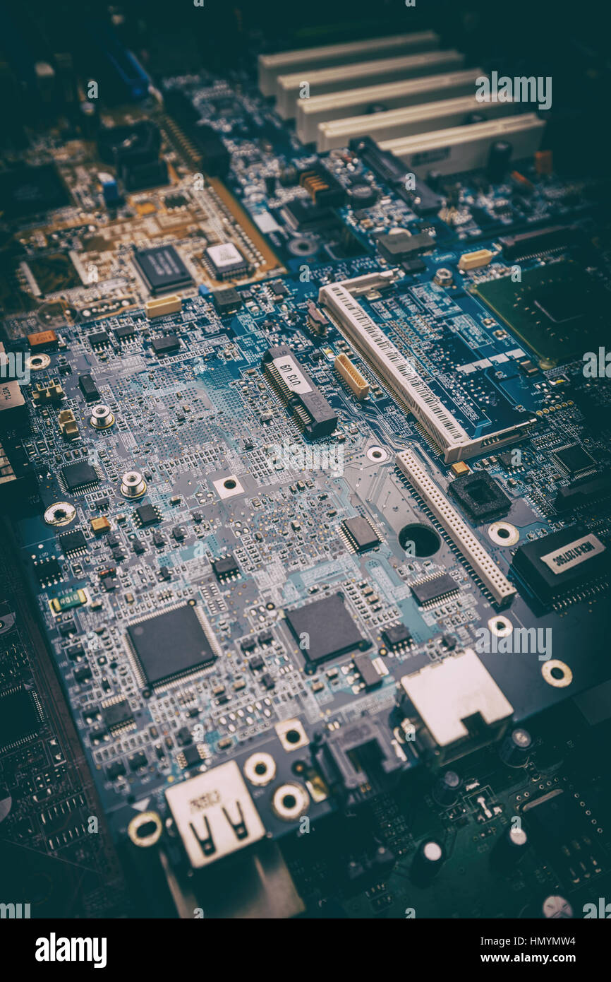 Motherboard components hi-res stock photography and images - Alamy