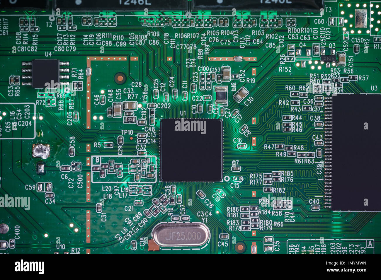 Closeup printed circuit board hi-res stock photography and images - Alamy