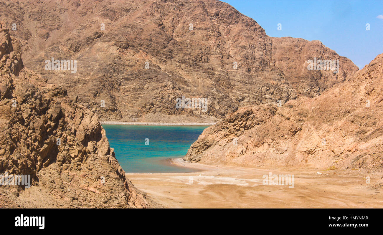 Artistic Beautiful view of the Fjord Bay in Taba, South Sinai, Egypt ...