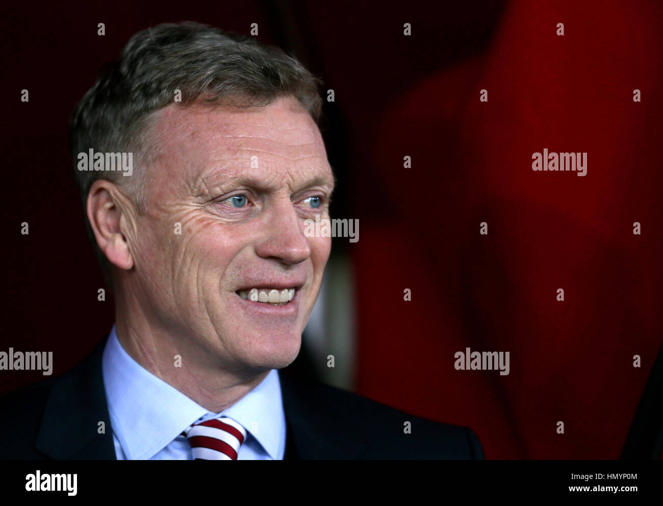 Sunderland manager David Moyes Stock Photo - Alamy