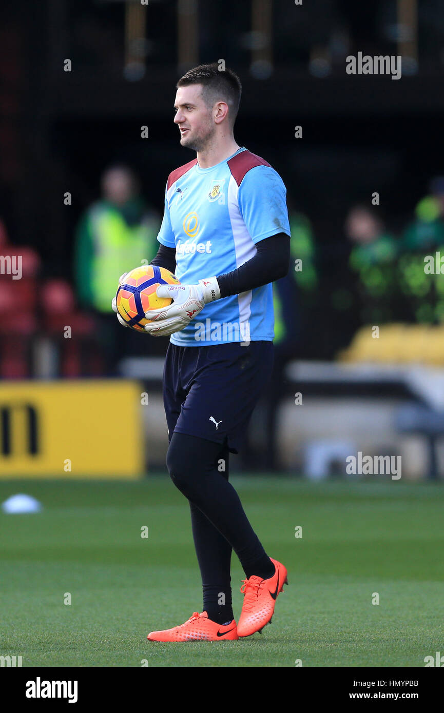 Burnley goalkeeper Tom Heaton Stock Photo - Alamy