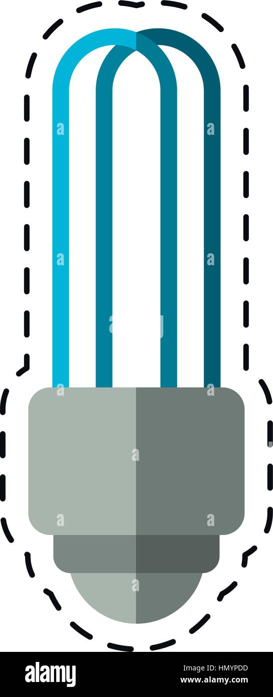 bulb energy environment light -cut line Stock Vector Image & Art - Alamy