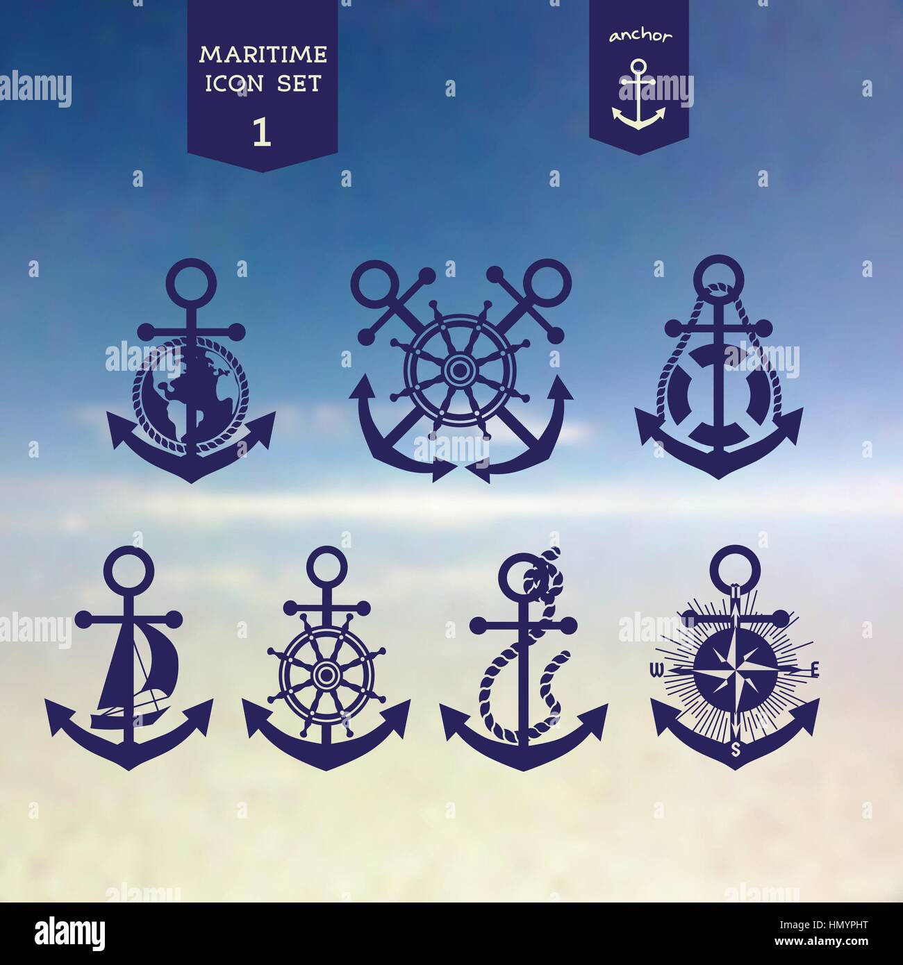 Maritime icons hi-res stock photography and images - Alamy