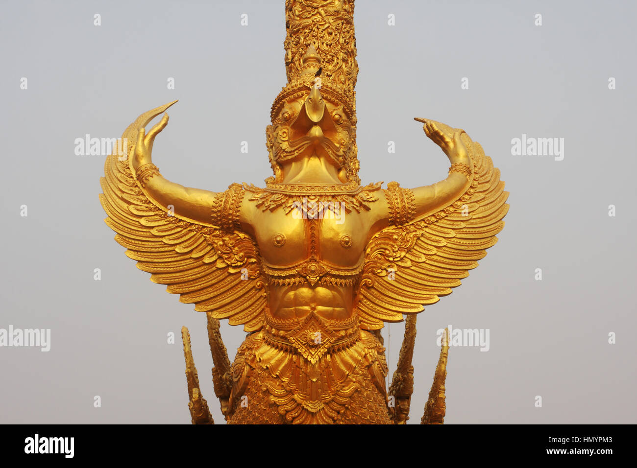 Symbol of Ubon ratchathani's famous festival - wax sculpture Stock ...