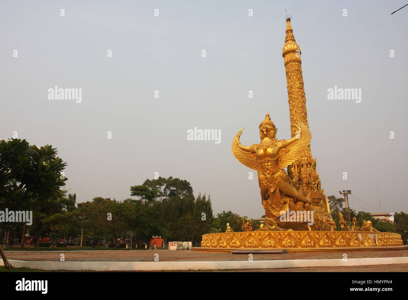 Symbol of Ubon ratchathani's famous festival - wax scuplture Stock ...