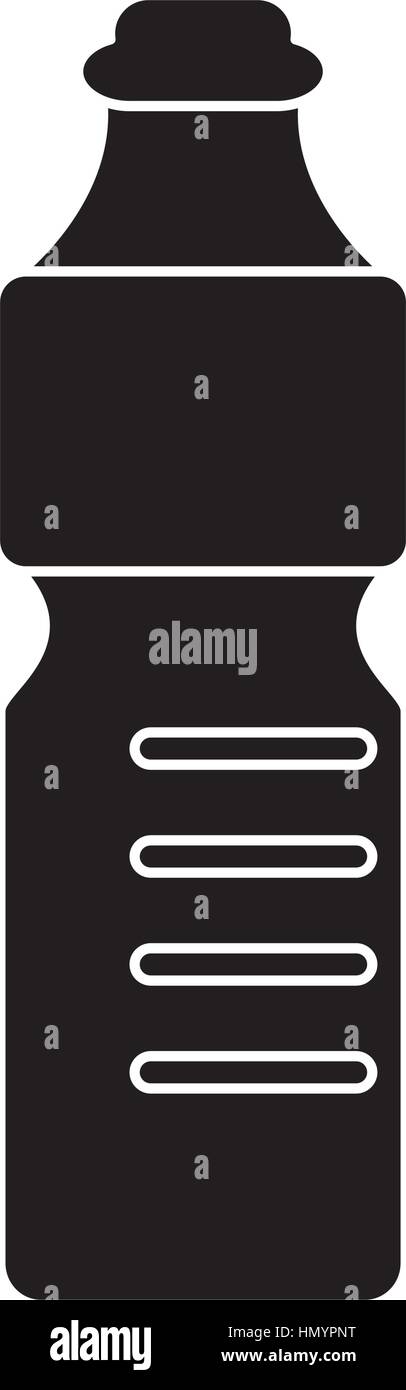 plastic bottle water mineral recycling pictogram Stock Vector Image ...