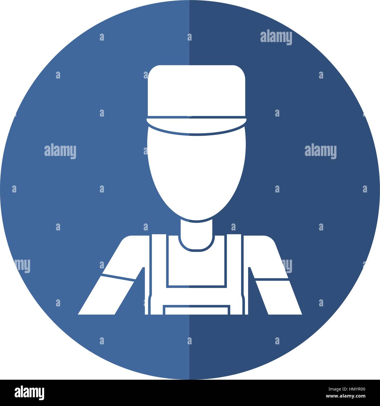 man construction repair holding toolbox shadow Stock Vector Image & Art ...