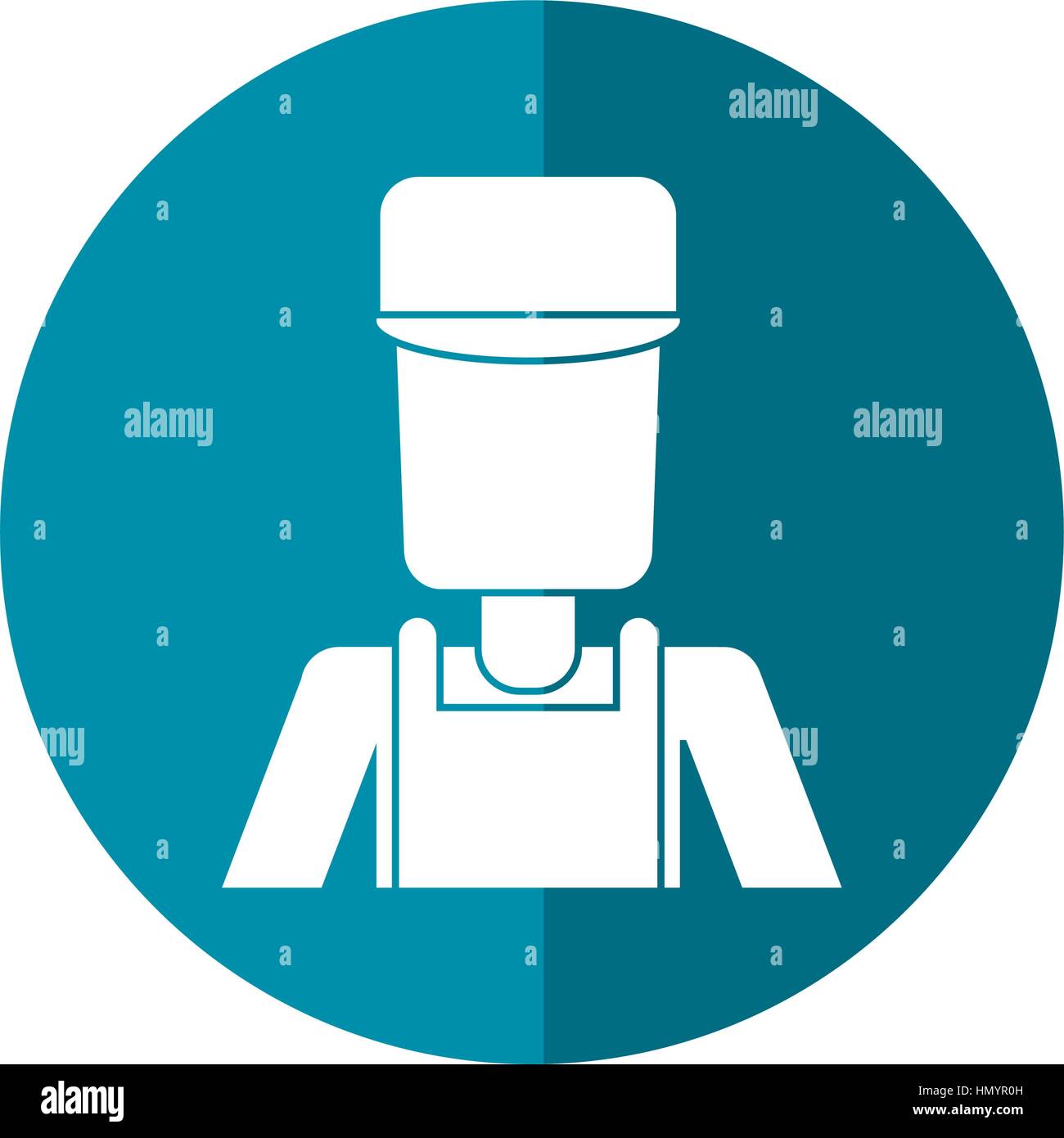 worker man occupation employee shadow Stock Vector Image & Art - Alamy