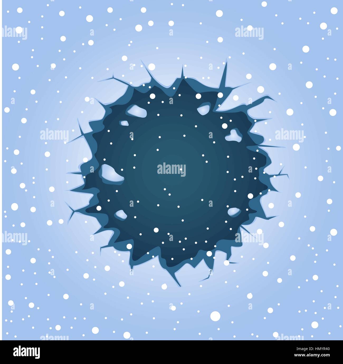 ice crack round Stock Vector Image & Art - Alamy